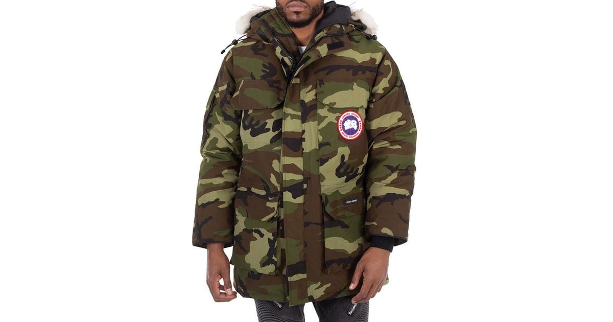 Canada Goose Expedition Parka Camo-Print Jacket in Green for Men | Lyst