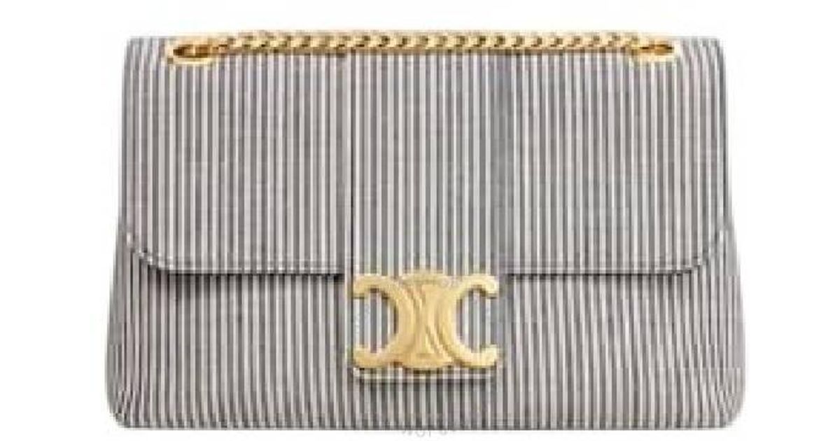 Celine Victoire Bag in Gray | Lyst