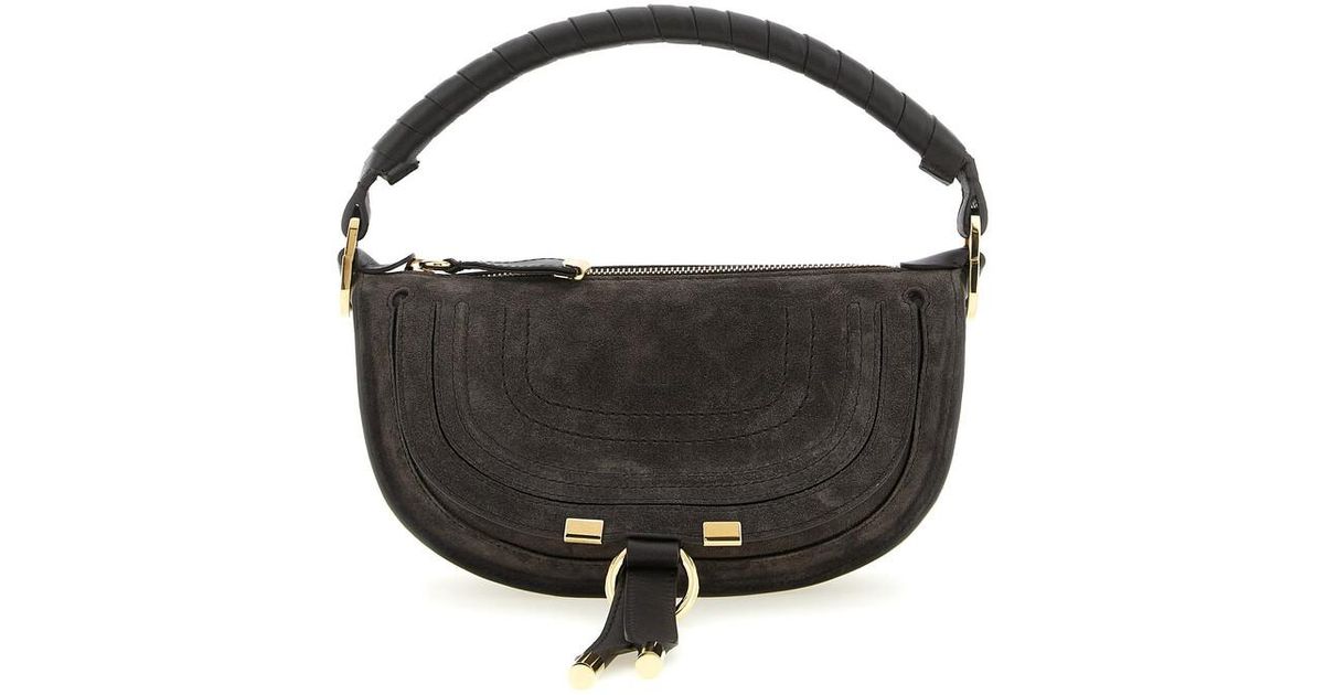 Chloé Chlo Marcie Mini Shoulder Bag in Black | Lyst