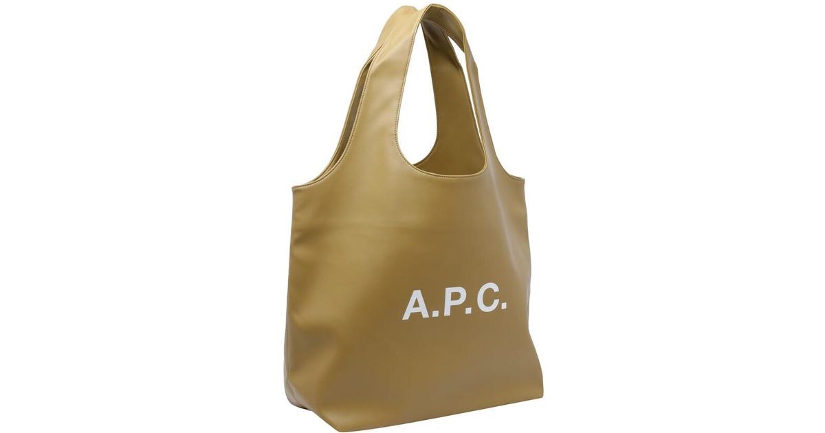 A.P.C. Ninon Tote Bag in Metallic | Lyst UK