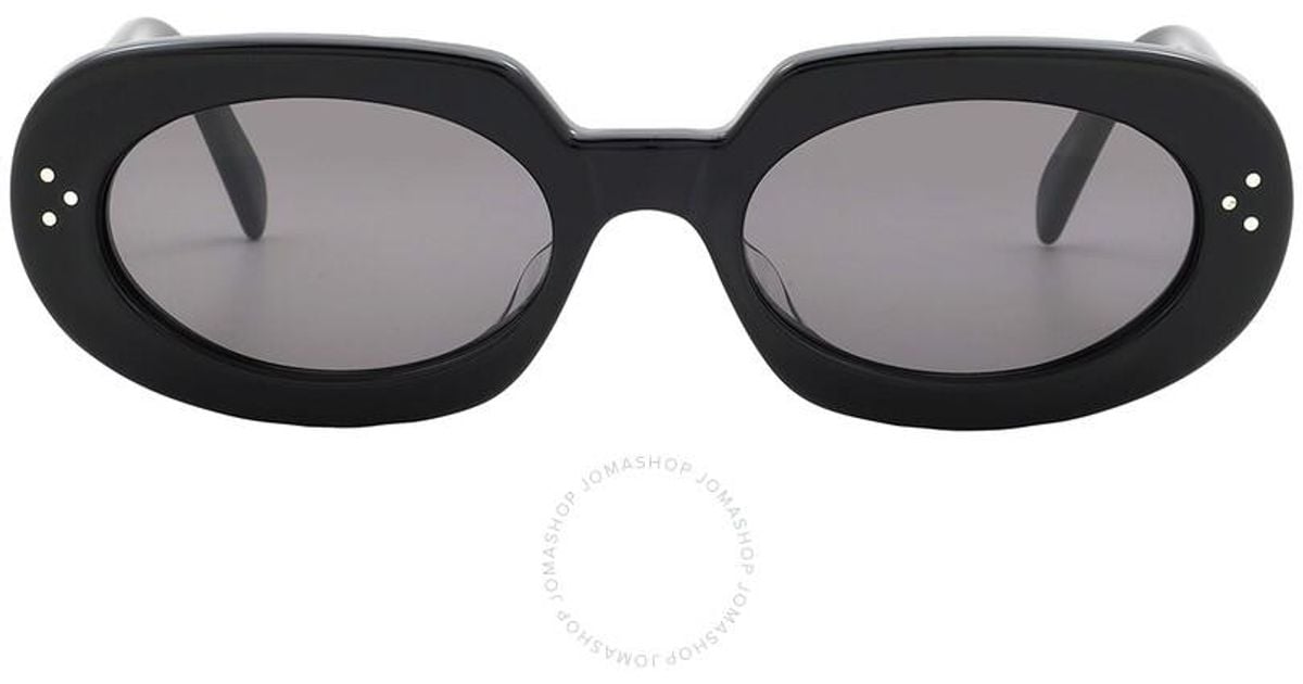Celine Bold 3 Dots Grey Cat Eye Sunglasses Cl40276u 01a 54 | Lyst