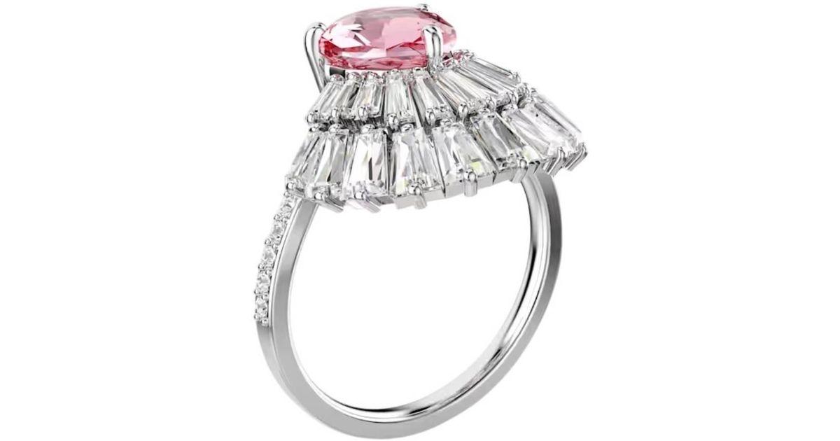 Swarovski Idyllia Shell Cocktail Ring in Metallic | Lyst