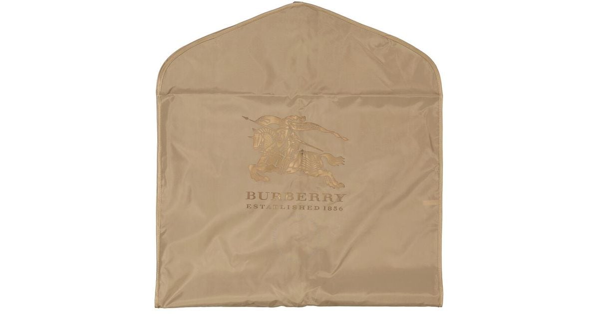 Burberry Coat Dust Cover, Garment Bag in Natural | Lyst