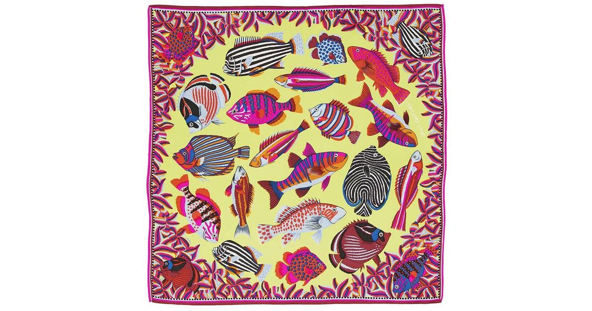 Inoui Edition Square 65 Tu Oblongs Scarf in Purple | Lyst UK