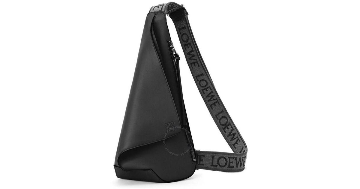 Loewe Anton Calfskin Sling in Black for Men | Lyst