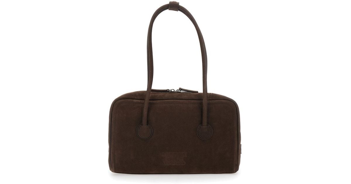 Marge Sherwood Shoulder Bag Soft Boston Small With Logo Lettering On ...