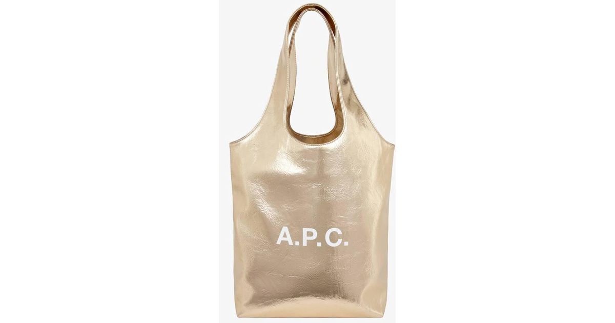 A.P.C. Ninon Small Tote Bag in Natural | Lyst UK