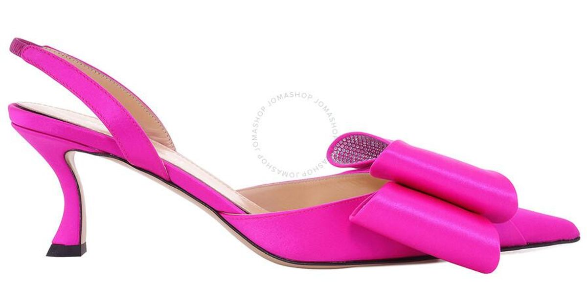 Mach & Mach Le Cadeau Slingback Pumps, Brand Size 36 Us in Purple | Lyst