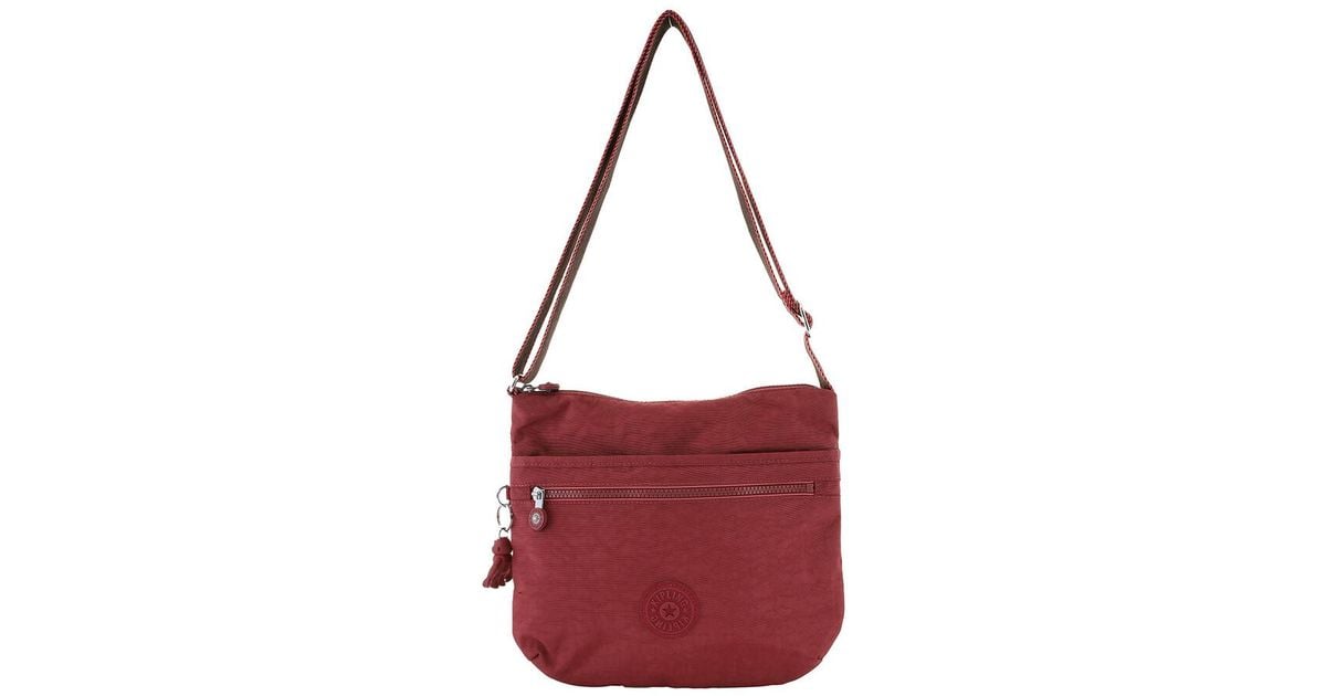 Kipling Rust Arto Crossbody Bag in Red | Lyst