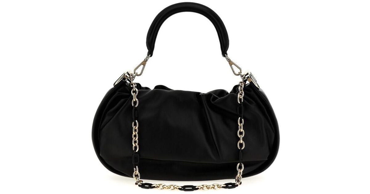 Roger Vivier Viv Choc Royale Hobo Medium in Black | Lyst UK