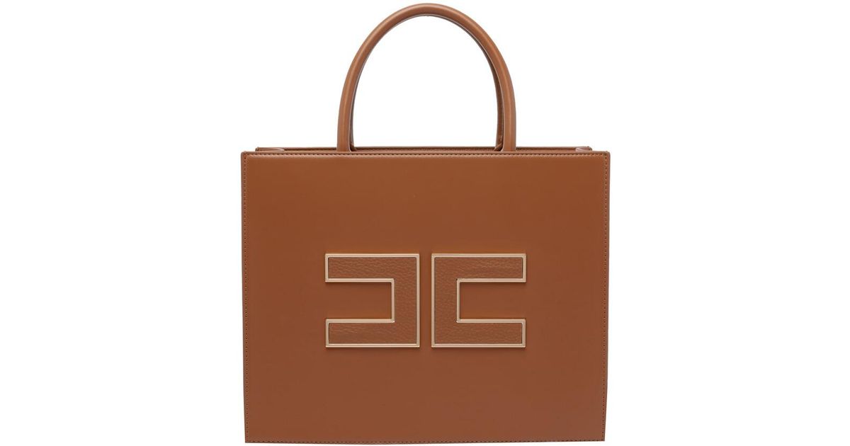 Elisabetta Franchi Bags in Brown | Lyst UK
