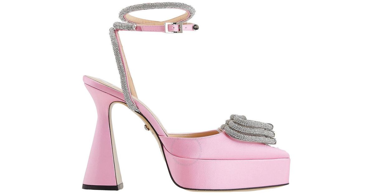 Mach & Mach Crystal Triple Heart Platform Pumps, Brand Size 36 Us in ...