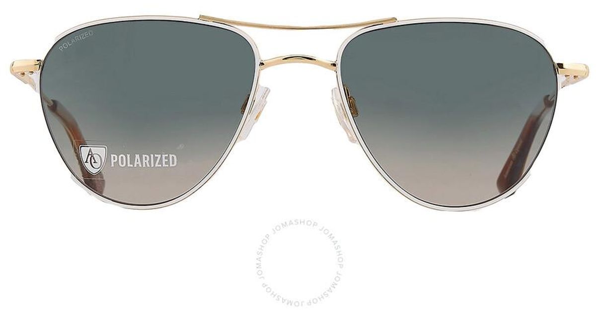 American Optical Polarized Green Gradient Pilot Sunglasses Sebring-p 3 ...