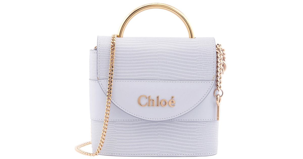 Chloé Light Cloud Aby Lock Crossbody Bag in Purple | Lyst UK