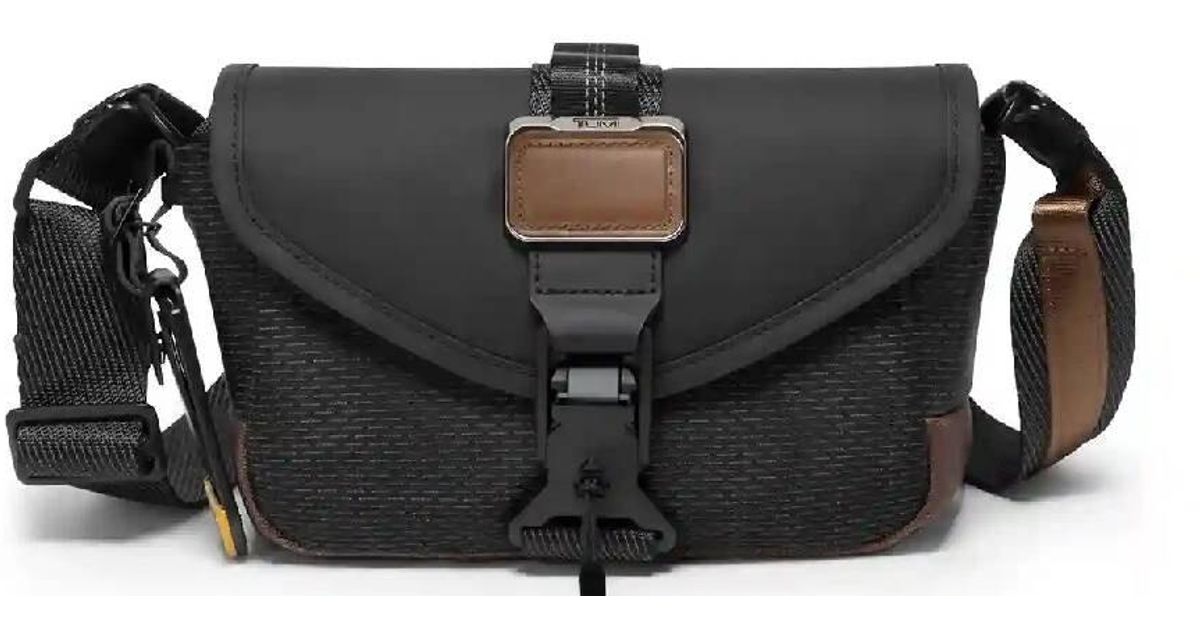 Tumi Alpha Bravo Canvas Compass Crossbody Bag in Black for Men | Lyst