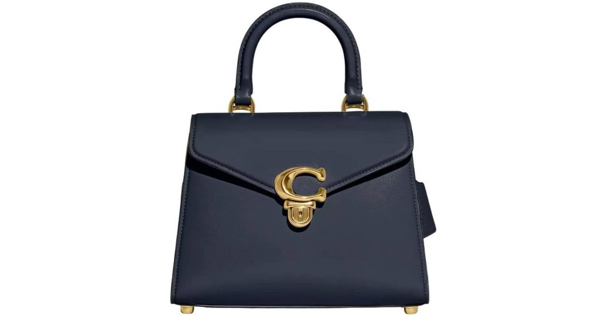 COACH Sammy Top Handle Bag in Blue | Lyst