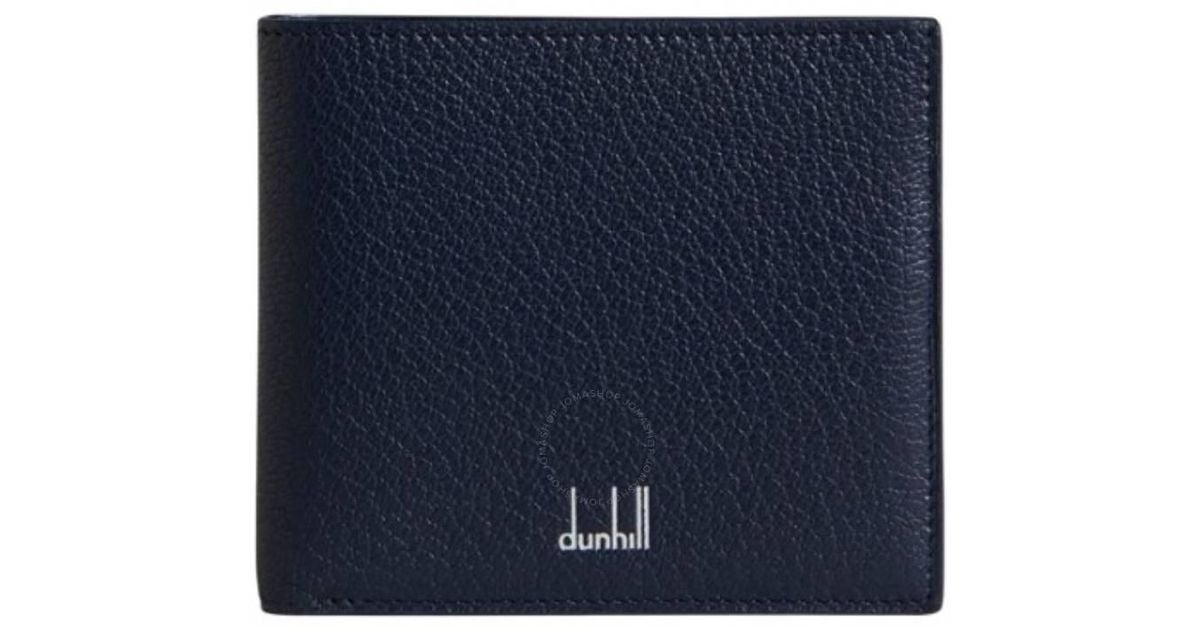dunhill 8Cc Billfold Duke Fine Leather Wallet in Blue for Men | Lyst