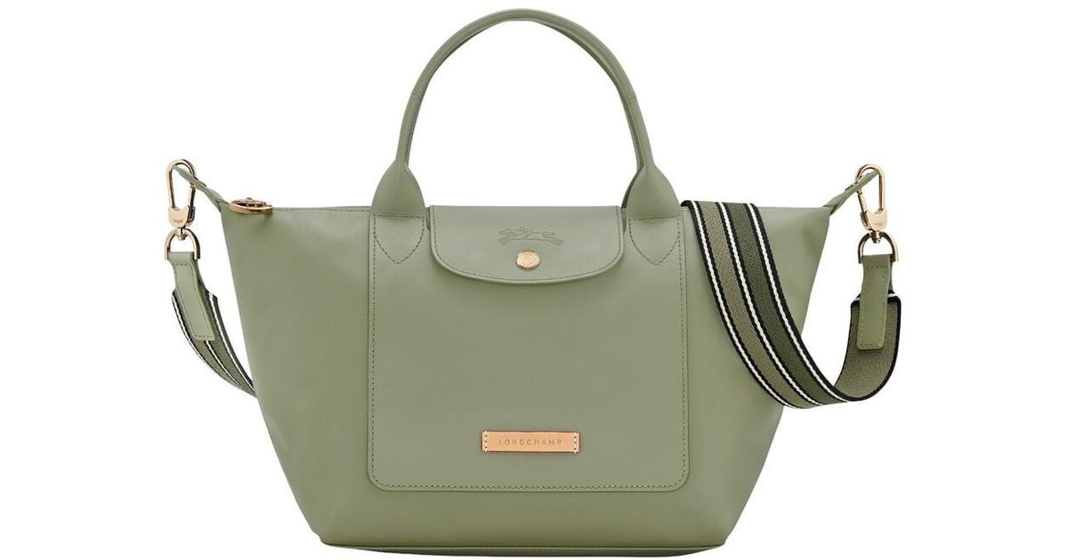 Longchamp Le Pliage Xtra S Top Handle Handbag in Green | Lyst UK