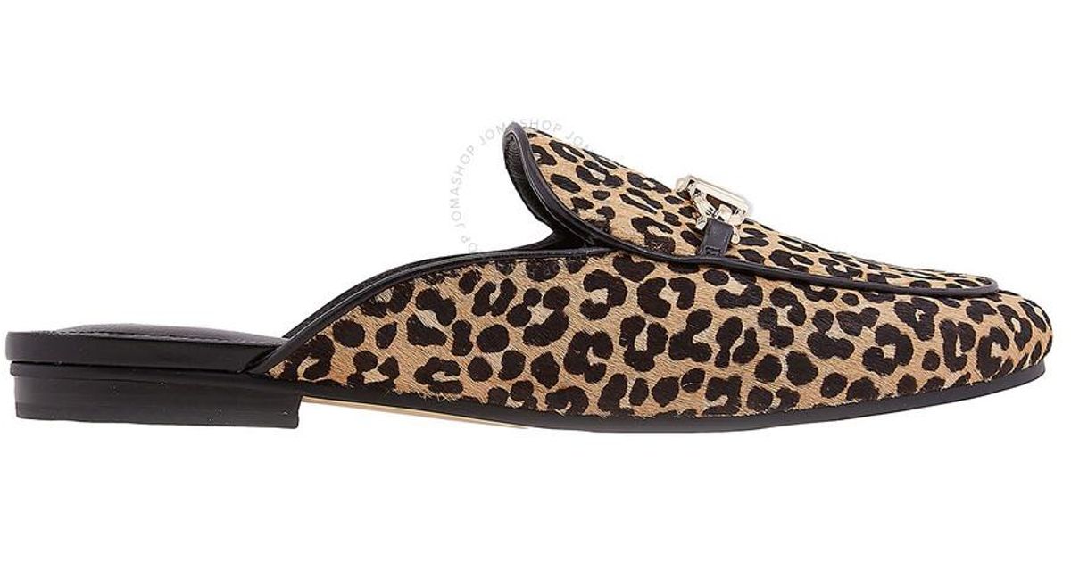 Michael Kors Leopard Print Tiffani Mules, Brand Us in Brown | Lyst UK