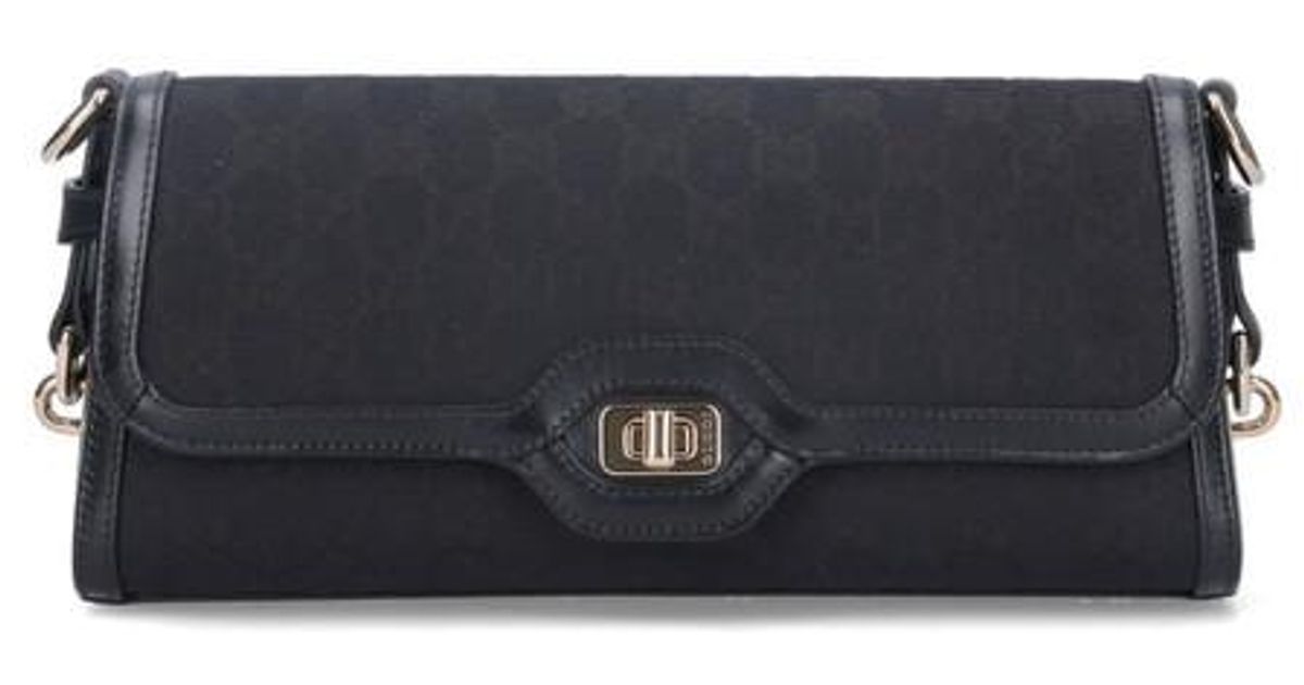 Gucci Luce Small Shoulder Bag in Black | Lyst UK