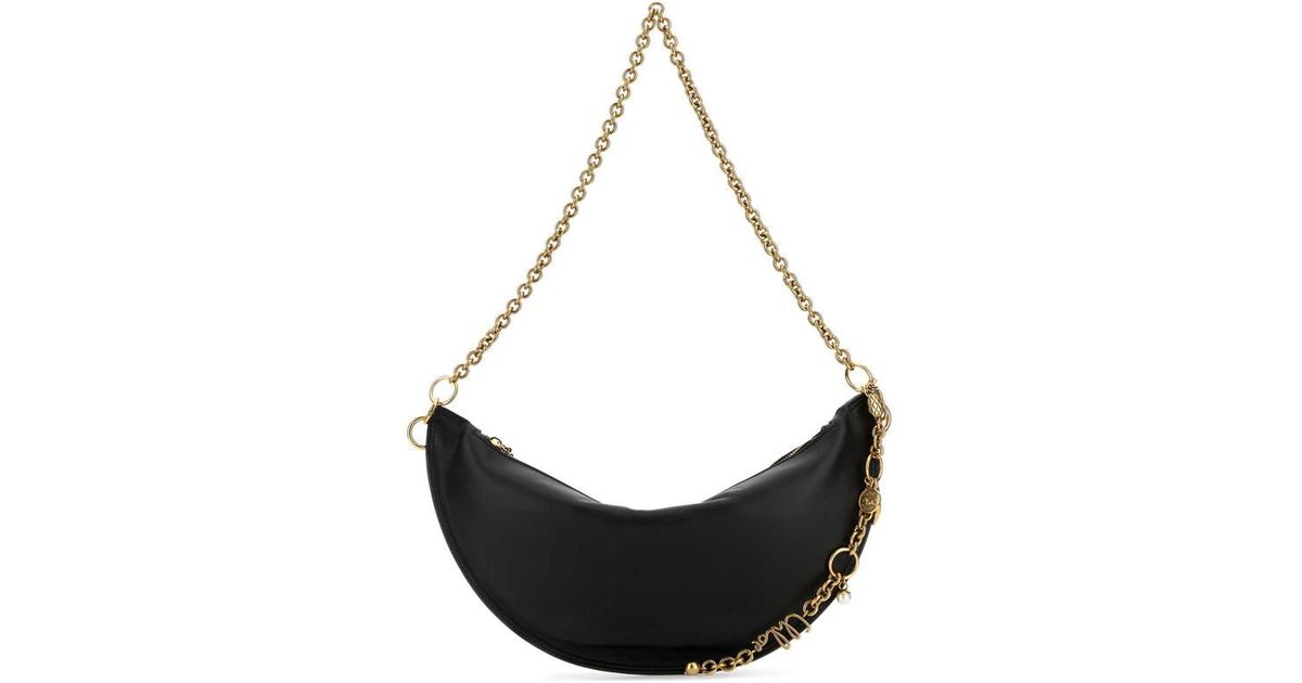 Chloé Chlo Nappa Leather Icons Shoulder Bag in Black | Lyst UK