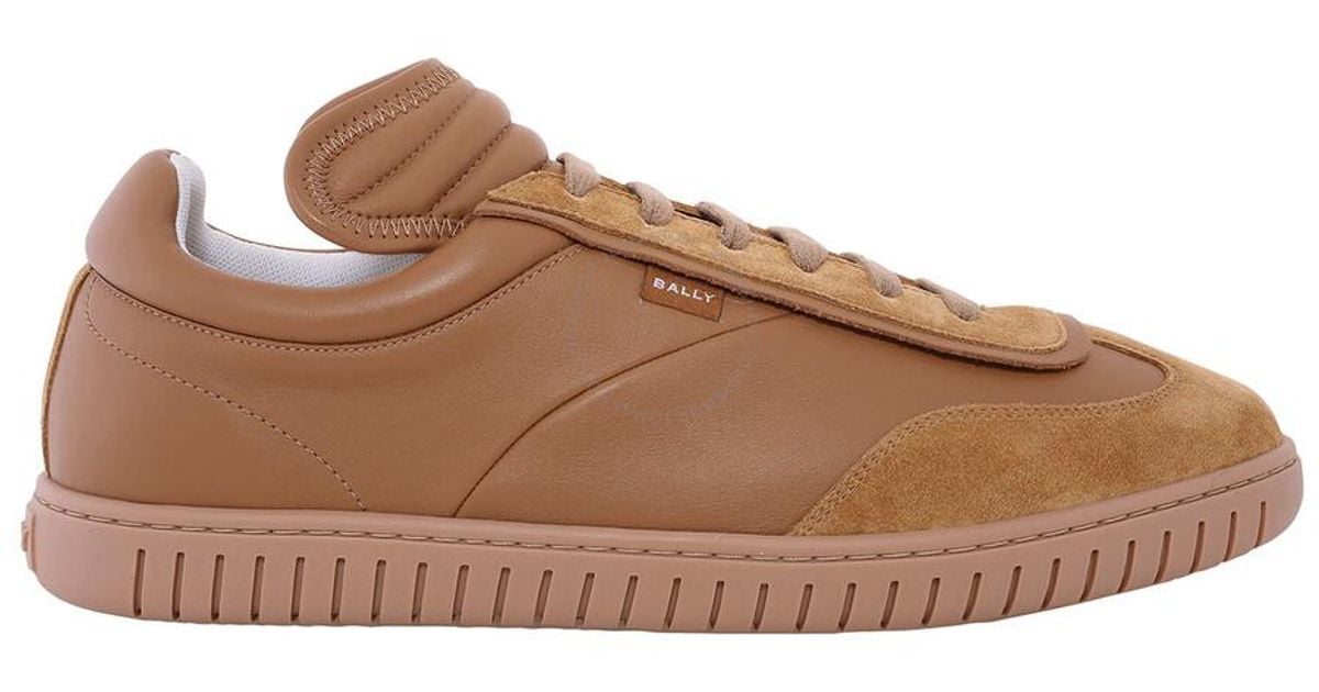 Bally Parrel Suede Low-Top Sneakers, Brand Size 45 Us in Brown for Men ...