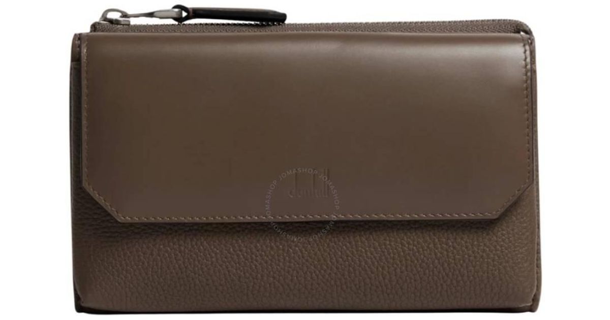 dunhill 1893 Harness West End Leather Messenger Bag in Brown for Men | Lyst