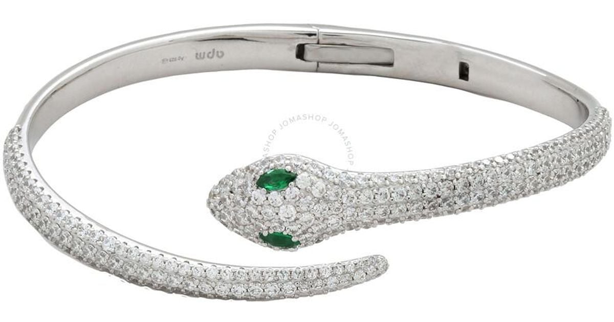 Apm Monaco Kaa Serpent Wrap Cuff in Metallic | Lyst