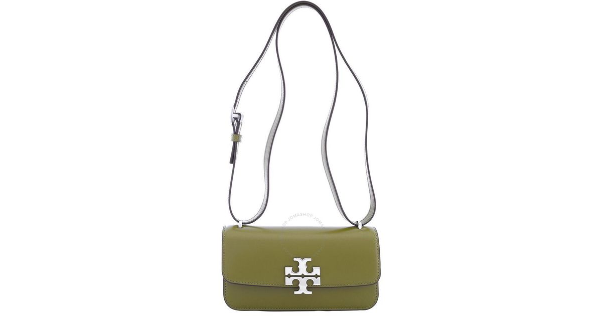 Tory Burch Convertible Matcha Small Eleanor Rectangular Bag in Green | Lyst
