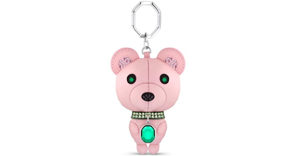 Swarovski Icons Kris Bear Key Ring in Pink | Lyst
