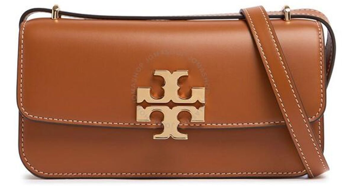 Tory Burch Whiskey Small Eleanor Rectangular Bag in Brown | Lyst