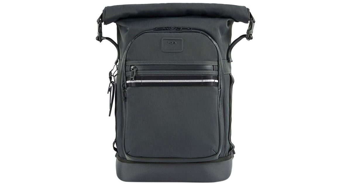 Tumi Alpha Bravo Ally Roll Top Backpack in Black for Men | Lyst Canada