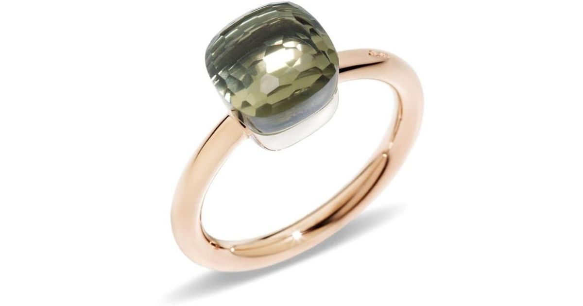 Pomellato Nudo Petit Prasiolite Ring in Metallic | Lyst Pomellato Nudo Petit Prasiolite Ring in Metallic | Lyst