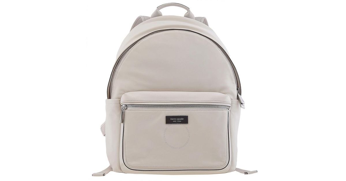 Kate Spade Sam Icon Ksnyl Nylon Medium Backpack in Black | Lyst
