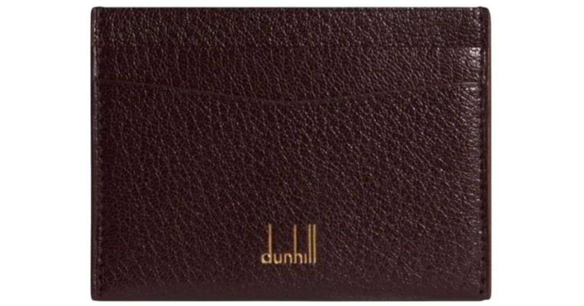 dunhill Duke Fine Leather Card Case in Brown for Men | Lyst UK