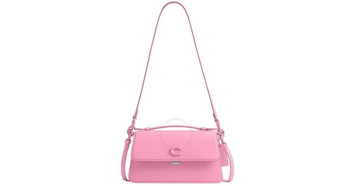 COACH Fold-Over Top Juno Bag in Pink | Lyst