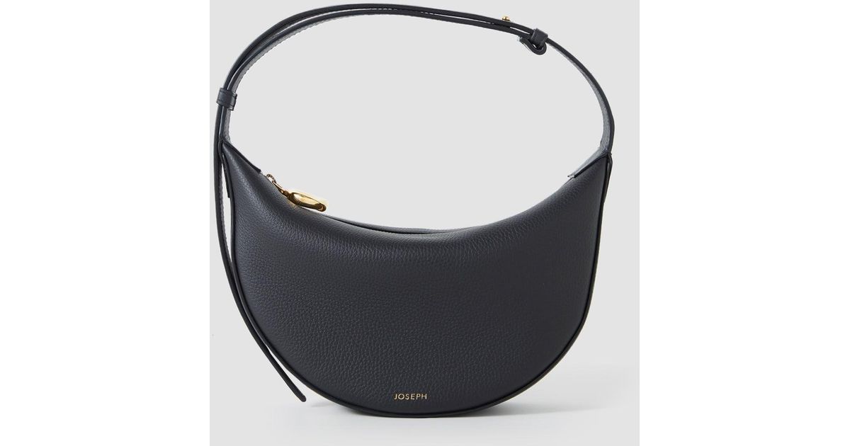 JOSEPH Bean Leather Bag in Blue | Lyst UK