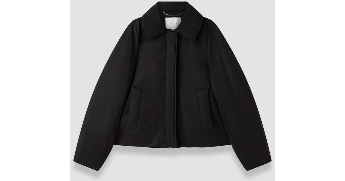 JOSEPH Mullins Lightweight Padded Jacket in Black | Lyst UK