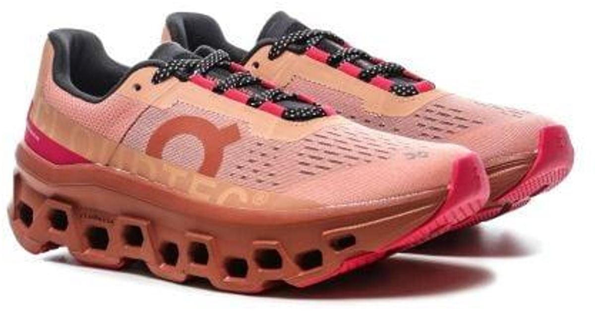 On Running Cloudmonster Trainers in Pink | Lyst UK