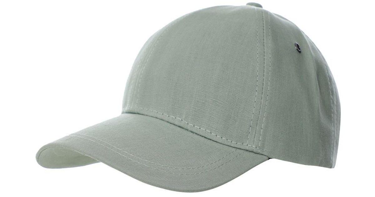 Paul Smith Linen Signature Stripe Strap Cap in Green for Men | Lyst UK