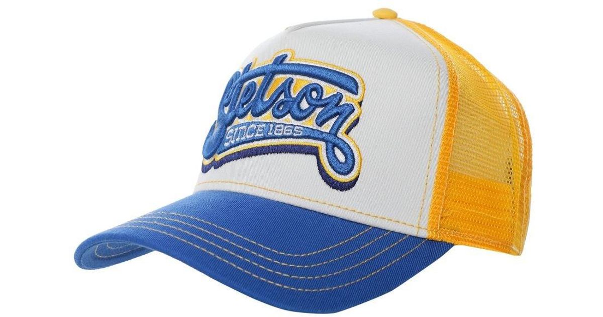 Stetson Lettering Trucker Cap in Green for Men | Lyst UK