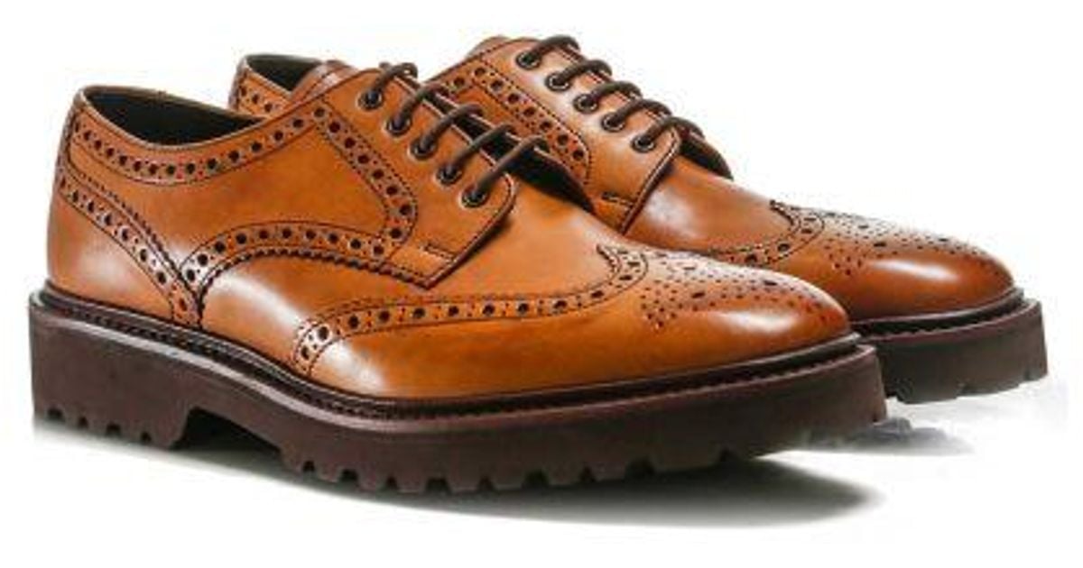 Loake Perseus Brogues in Brown for Men | Lyst UK