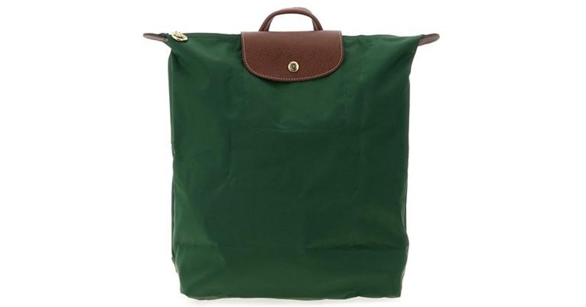 Longchamp 'm Le Pliage Original' Backpack in Green | Lyst