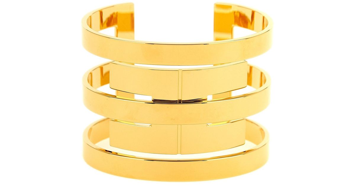 Elisabetta Franchi Bangle in Yellow | Lyst UK