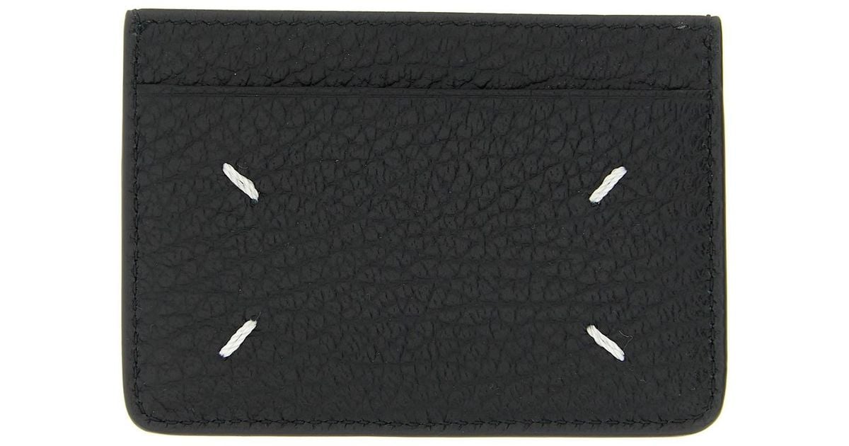 Maison Margiela Logo Card Holder in Black for Men | Lyst UK