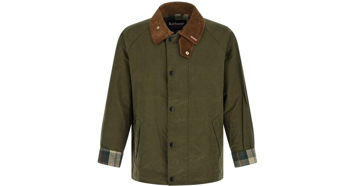 Barbour 'transporter Icons' Jacket in Green for Men | Lyst UK