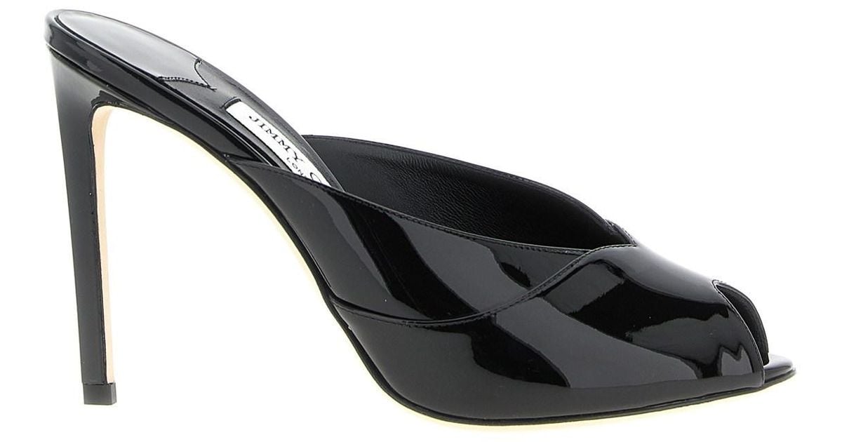 Jimmy Choo Mule 'brigitte in Black | Lyst UK