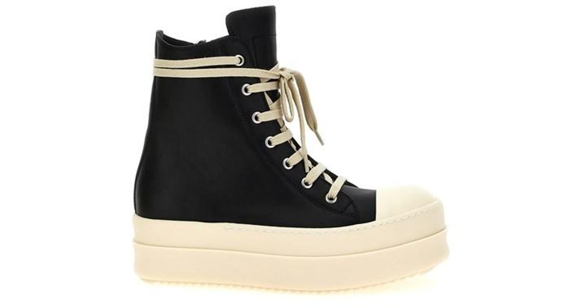 Rick Owens 'mega Bumpers' Sneakers in Black | Lyst