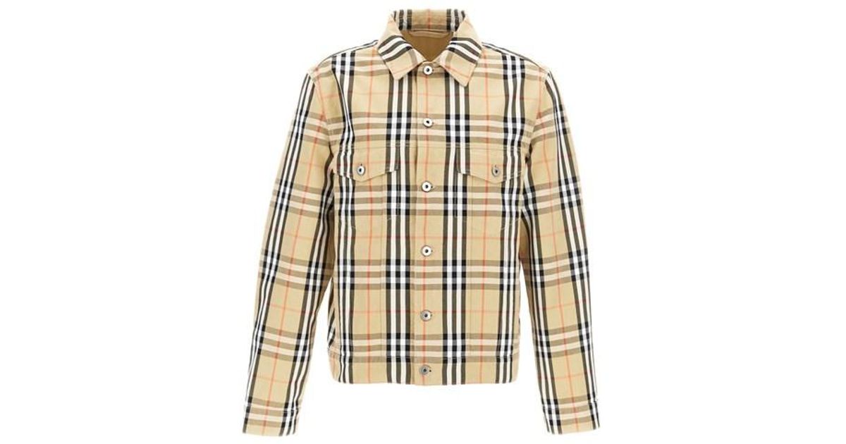 Burberry Check Jacket for Men | Lyst