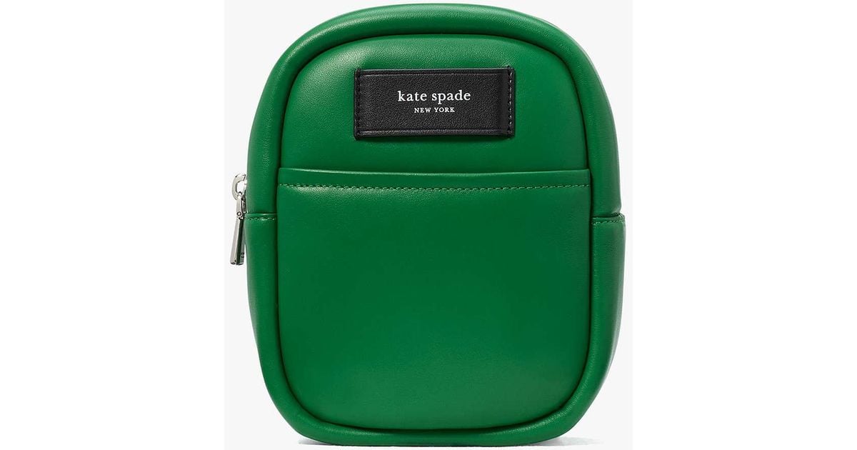 Kate Spade Label Small Convertible Crossbody in Green | Lyst UK